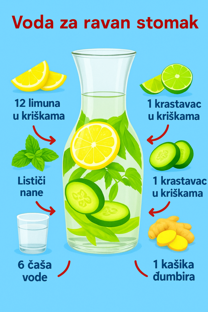 Voda za ravan stomak: Jednostavan, prirodan način za gubitak sala na ...